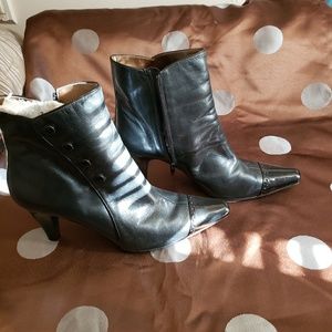 Bellini | Shoes | Leather Booties | Poshmark